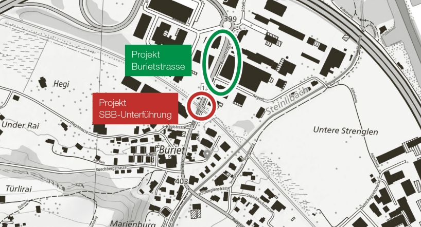 SBB-Unterführung Buriet | sg.ch