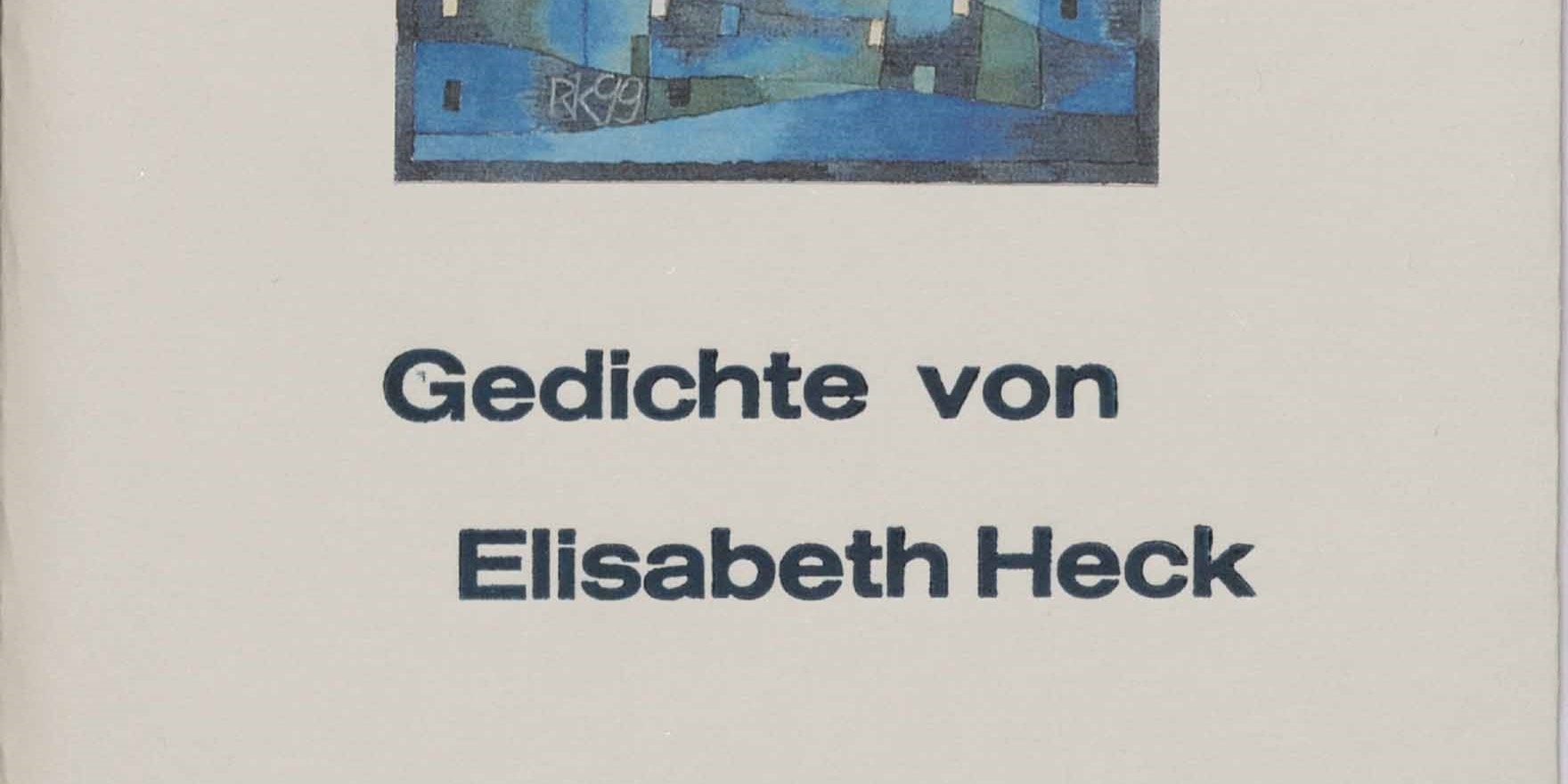 Ausstellung Elisabeth Heck | sg.ch